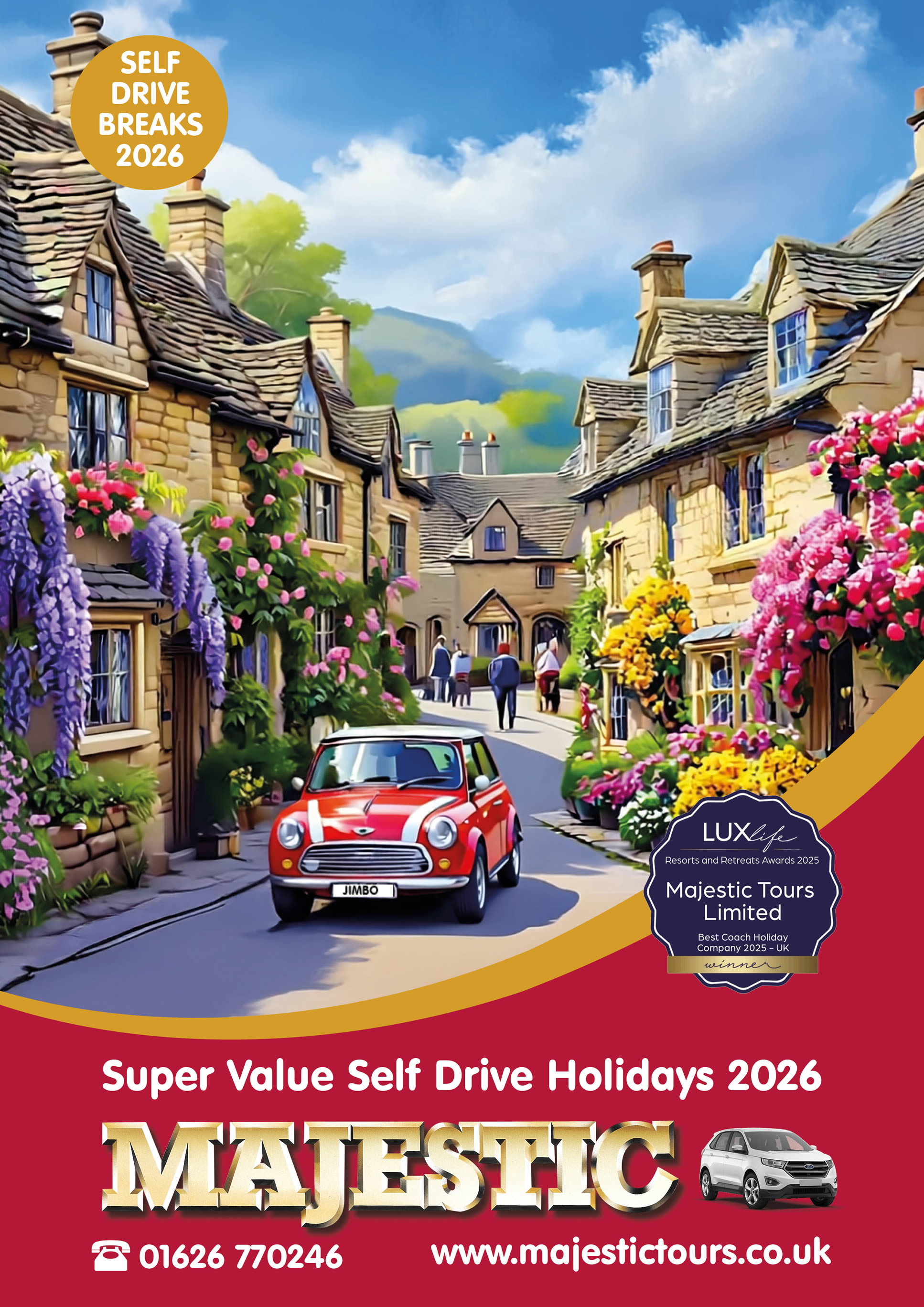 Majestic Tours 2026 Coach & Self-Drive Holiday Brochures